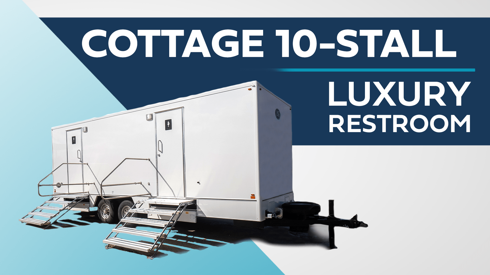 Cottage Restroom Trailer - Service Sanitation