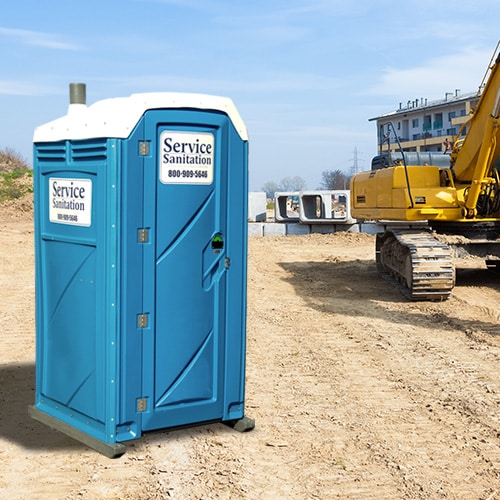 Construction Porta Potty Rental - Service Sanitation