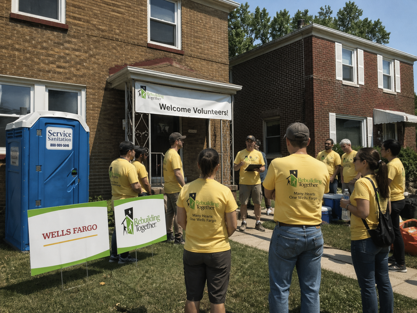 Rebuilding Together Partners w/Service Sanitation